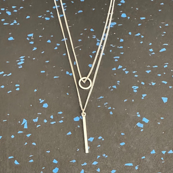 Jewelry | Silver Two Tier Necklace | Poshmark